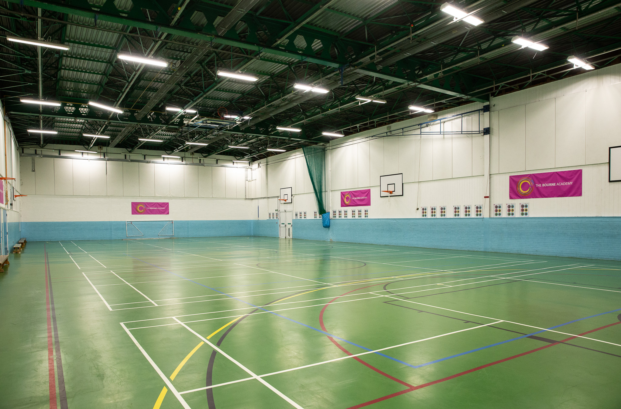 Sports Hall - Schools Plus at The Bourne Academy