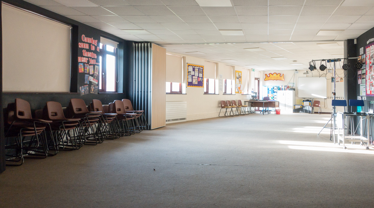 Drama Studio hire at The Turing School, Eastbourne