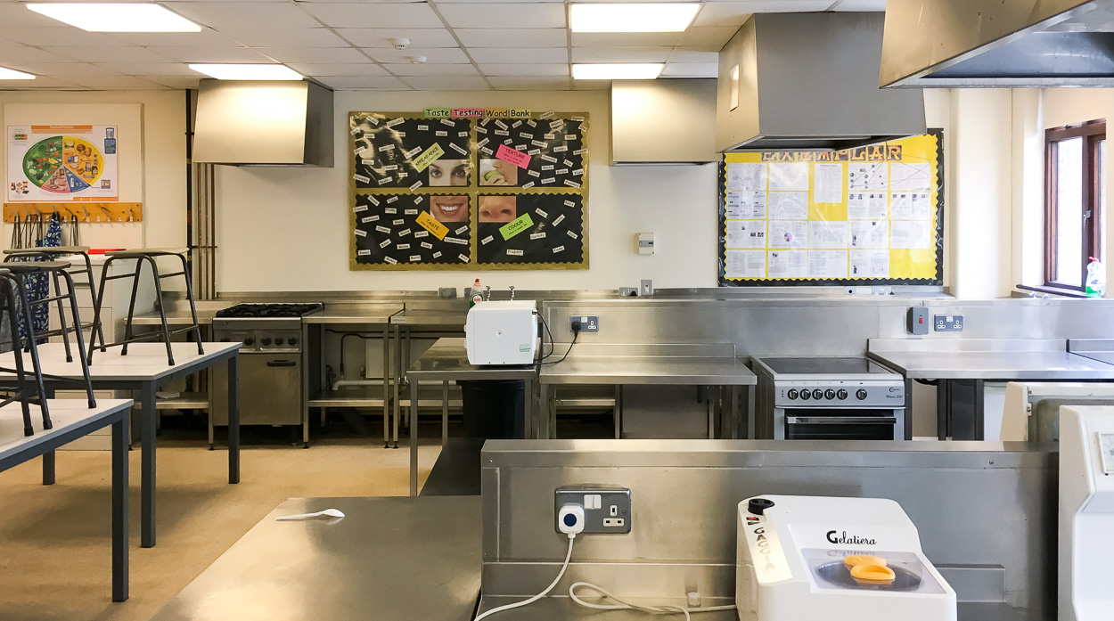 Food Tech Room for hire at The Turing School, Eastbourne