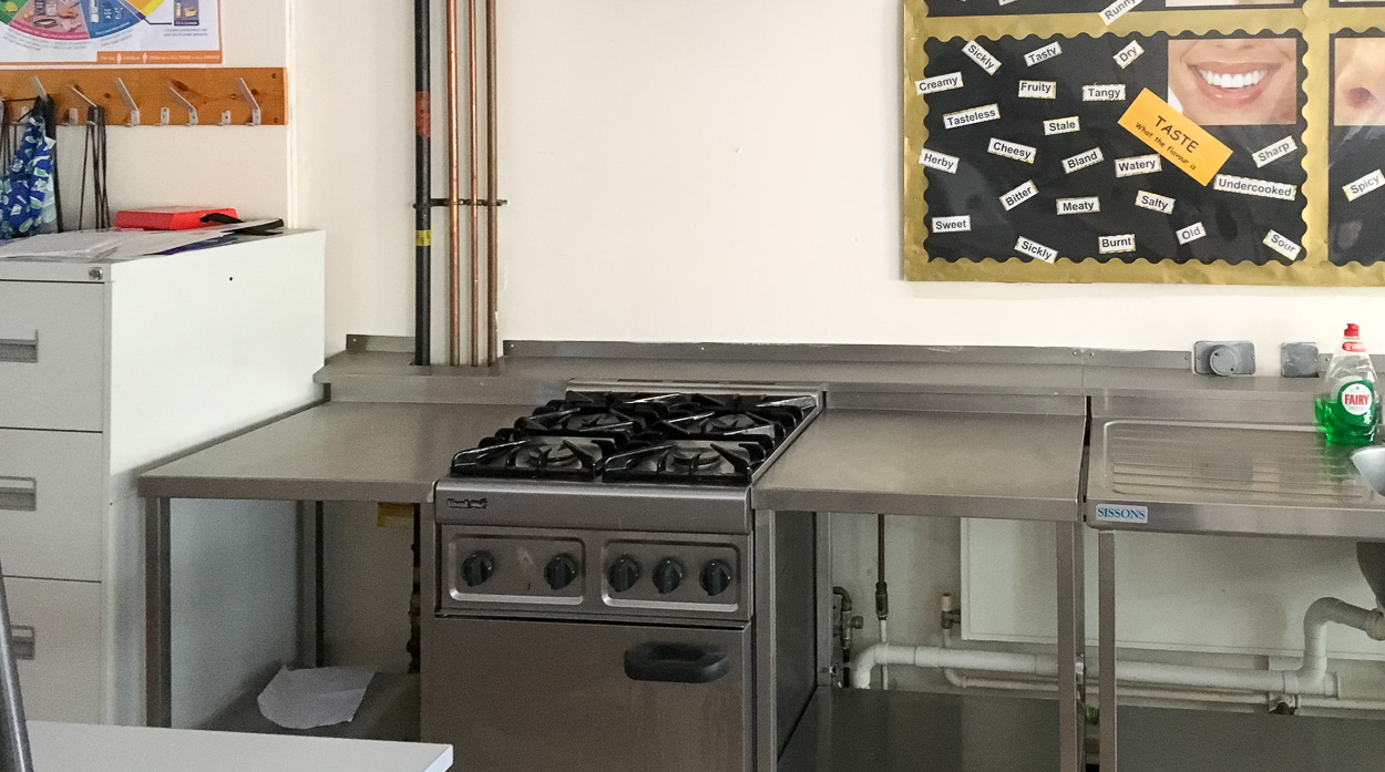 Food Tech Room for hire at The Turing School, Eastbourne